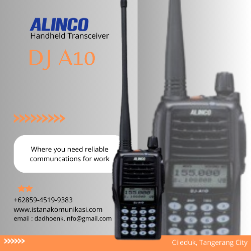 HT Alinco DJ-A10 | Istana Komunikasi