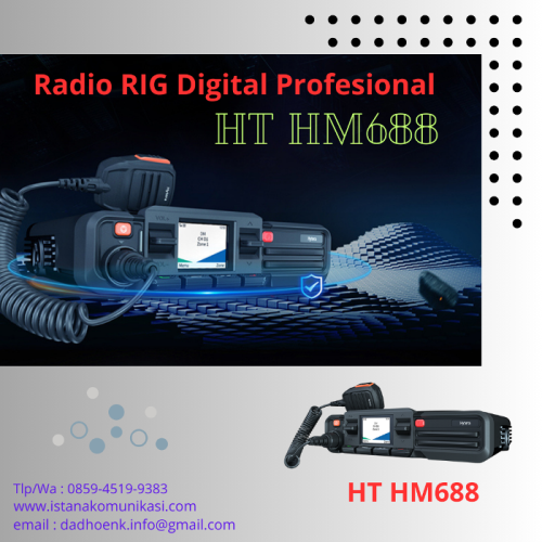 Hytera HM688 Radio Rig Digital Profesional | Istana Komunikasi