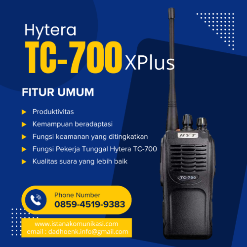 HT Hytera HYT TC-700 EX Plus | Istana Komunikasi