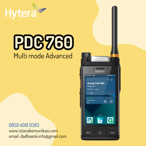 HT Hytera PDC760 | Multi mode Advanced | Istana Komunikasi