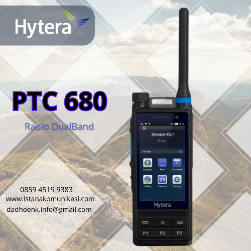 HT Hytera PTC680 | Radio DualBand | Istana Komunikasi
