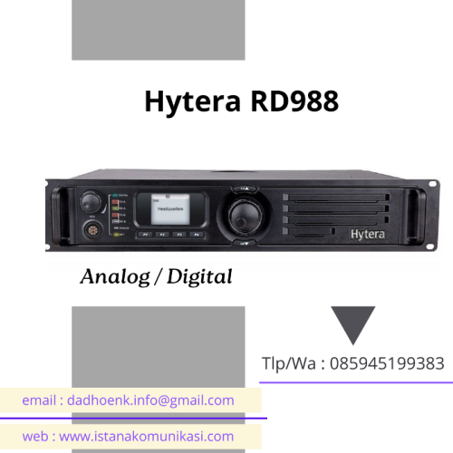 Jual Repeater Digital Hytera RD988 | Istana Komunikasi