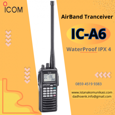 HT Icom IC-A6 Airband | Istana Komunikasi